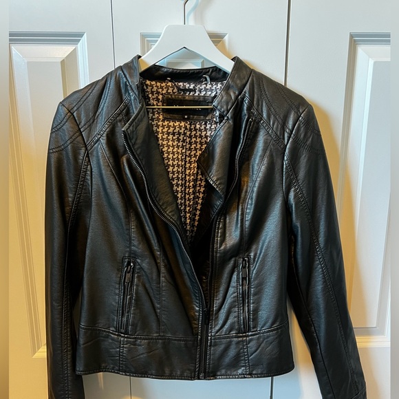 Black Rivet | Jackets & Coats | Nwt Leather Jacket | Poshmark